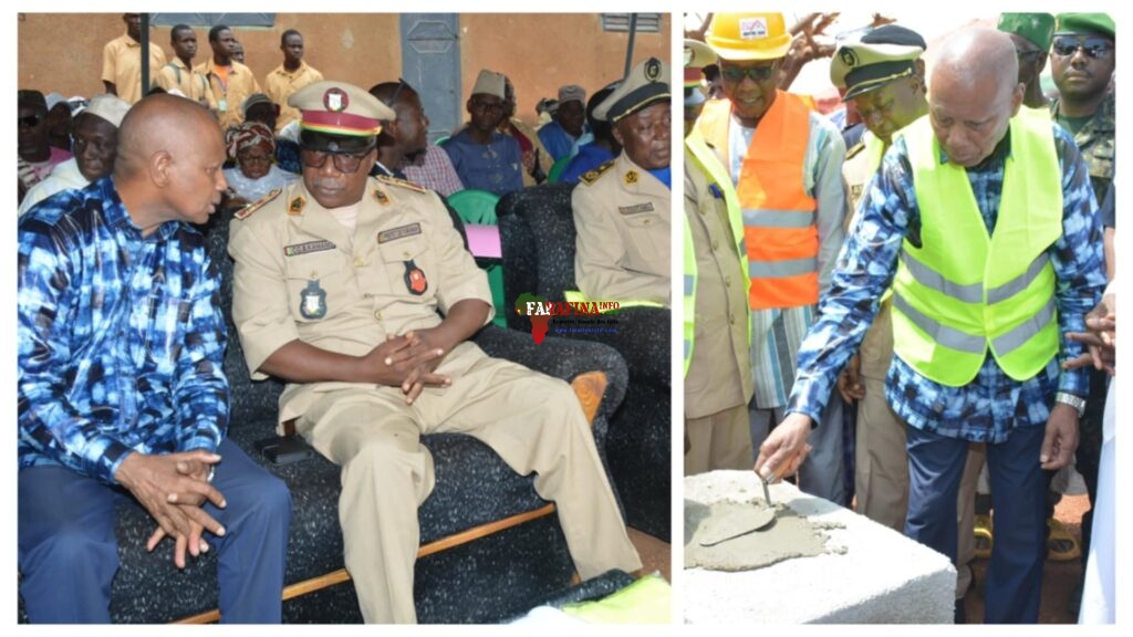 POSE DE LA PREMIERE PIERRE DU SIEGE REGIONAL DE LA HAC DE FARANAH: Vers ...