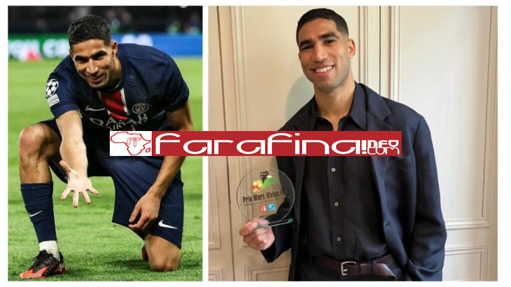 LIGUE 1 FRANCE : A. Hakimi, l’international marocain remporte le Prix M ...